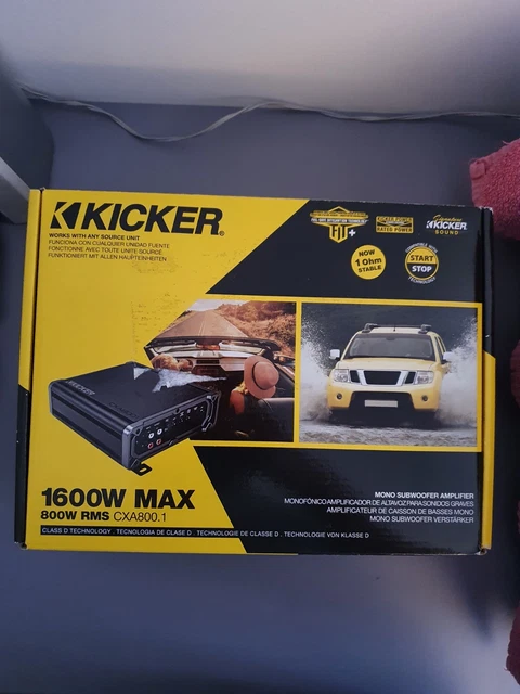 KICKER CXA800.1 CLASS D MONOBLOCK Sub Woofer Amplifer £210.00 - PicClick UK