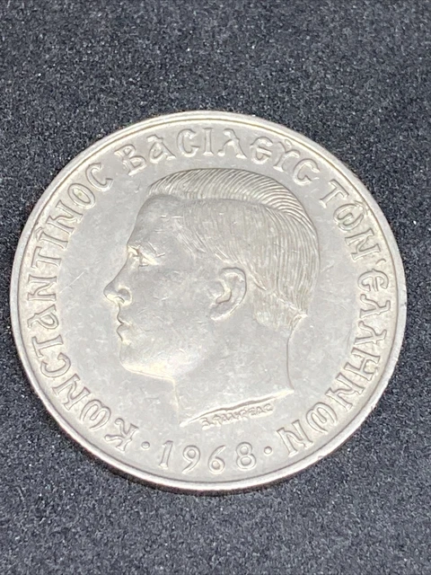 GREECE GREEK COIN 1968 10 Drachma Apaxmai £1.00 - PicClick UK