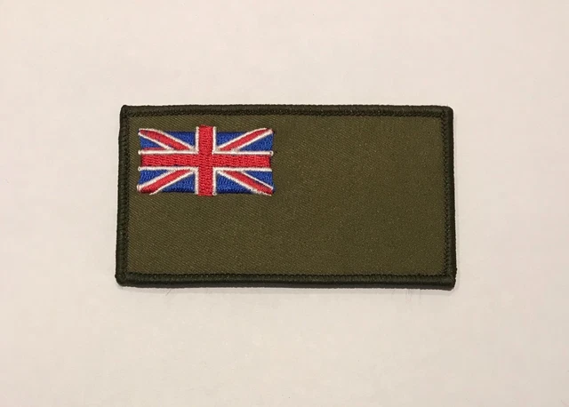 UNION JACK FLAG Zap Number & Blood Group Badge, GB Military Patch, Hook Loop £7.50 - PicClick UK