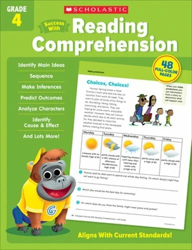 SCHOLASTIC SUCCESS WITH Reading Comprehension Grade 1 Workbook scholastic-success-with-reading-comprehension-grade-1-workbook