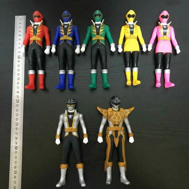 POWER RANGERS SUPER Megaforce Gokaiger Lot de 7 figurines en vinyle ...