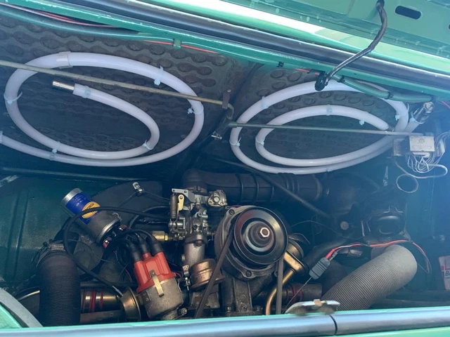 FIRE FIGHTER VW T2 Bay Engine Fire Suppression System Kit 2x2 Metre £ ...