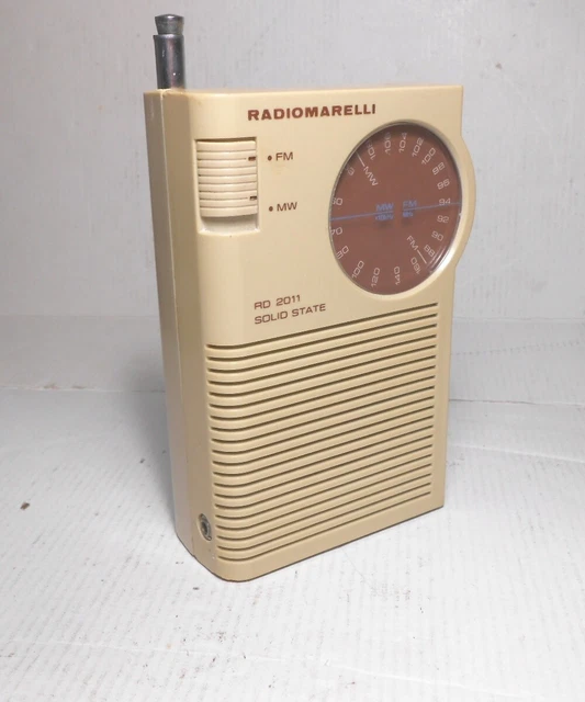 RARA RADIO A transistor della Radiomarelli con FM EUR 30,00 - PicClick IT