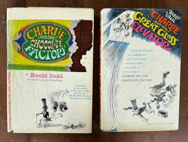 CHARLIE AND THE Chocolate Factory & Charlie Great Glass Elevator HBDJ ...