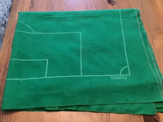 VINTAGE SUBBUTEO Baize Cloth Football Pitch 1970s £4.99 - PicClick UK
