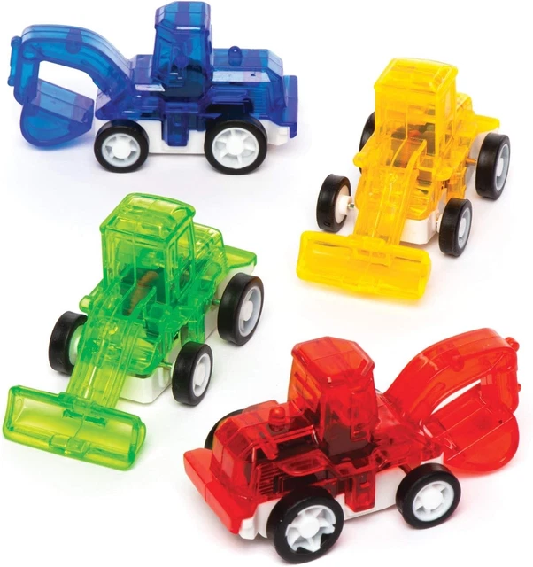 6 PACK PULL Back Digger Toys - Assorted Colors for Halloween Goodie ...