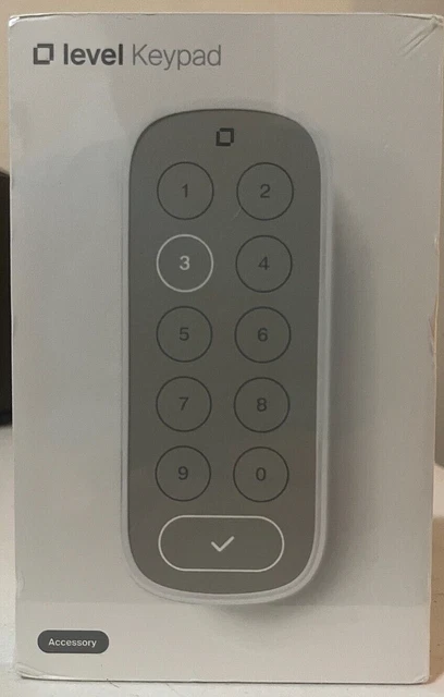 LEVEL KEYPAD C-K11U Keypad for Level Bolt or Any Level Smart Lock White ...
