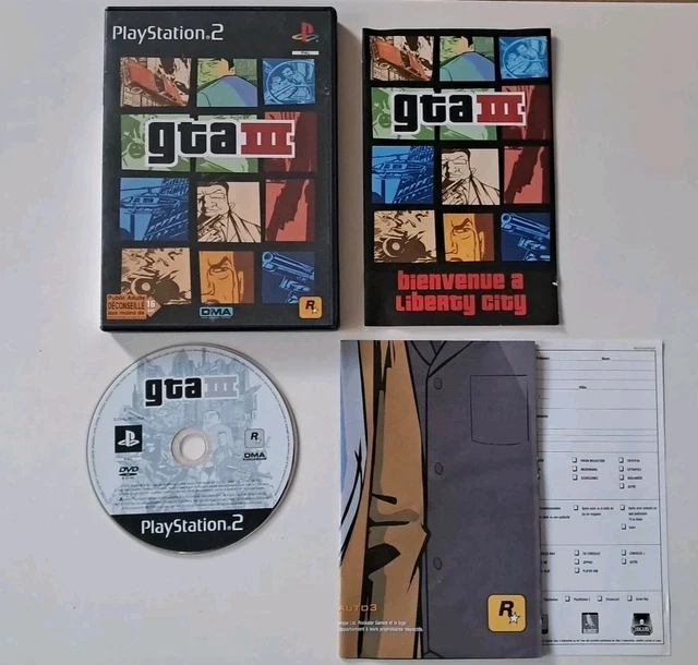 JEU PS2 GTA III / Grand Theft Auto 3 Complet FR TBE EUR 19,95 - PicClick FR