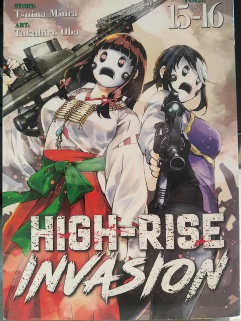 HIGH RISE INVASION Vols 15 - 16 Seven Seas Manga Book 2018 Miura Oba ...