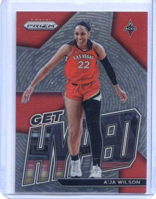 2023 PANINI PRIZM WNBA Get Hyped NO. 7 A'ja Wilson - Las Vegas Aces EUR ...