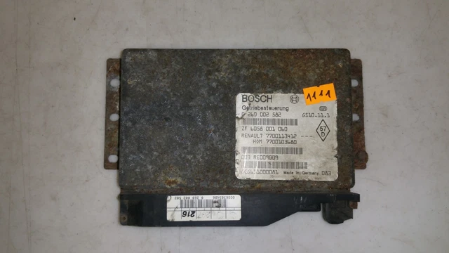 RENAULT LAGUNA 2002 3.0i GEARBOX CONTROL UNIT MODULE ECU OEM 0260002582 ...