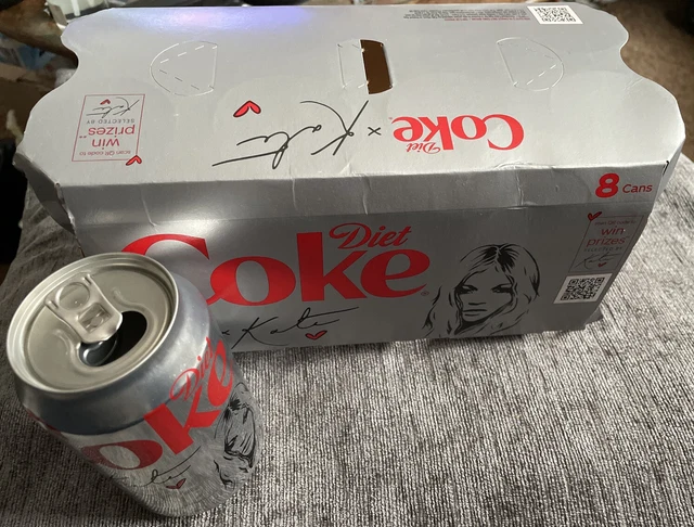 EMPTY MULTIPACK KATE Moss Promo Coca Cola Diet Coke Soda Soft Drink 8 ...