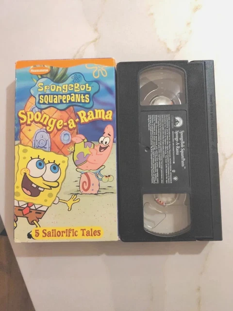 SPONGEBOB SQUAREPANTS- SPONGE-A-RAMA (VHS, 2003) $11.00 - PicClick CA