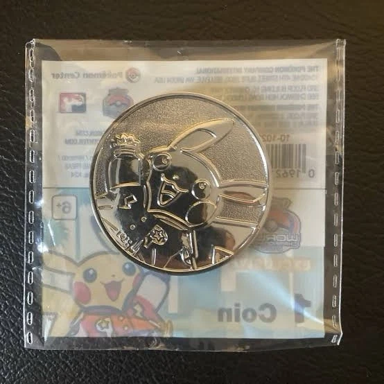 POKEMON CENTER OFFICIAL World Championships 2025 Metal Pikachu Coin ...