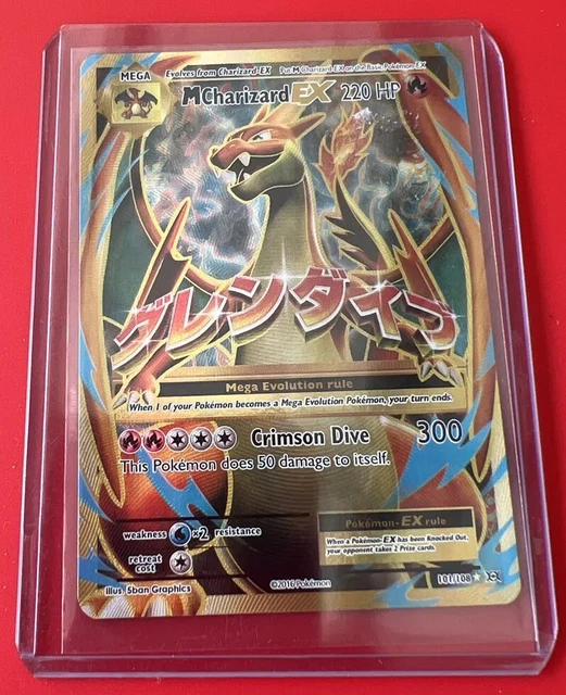 POKÉMON TCG MEGA-CHARIZARD-EX XY Evolutions 101/108 Holo Full Art EUR ...