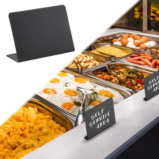 SMALL CHALKBOARDS SIGNS L Shaped Door Sign Blackboard Tag Message Board ...