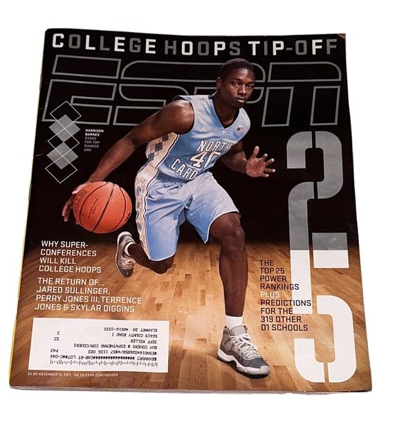 2011 NOVEMBER 14 ESPN THE MAGAZINE - HARRISON BARNES COVER - Paperback ...