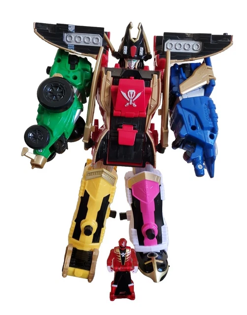ROBOT POWER RANGERS Megazord Super Megaforce Legendary DX - 5 Robots ...
