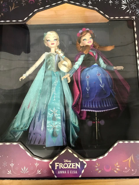 DISNEY FROZEN ANNA & Elsa Collectors Doll Set Ltd Edition by Brittney ...