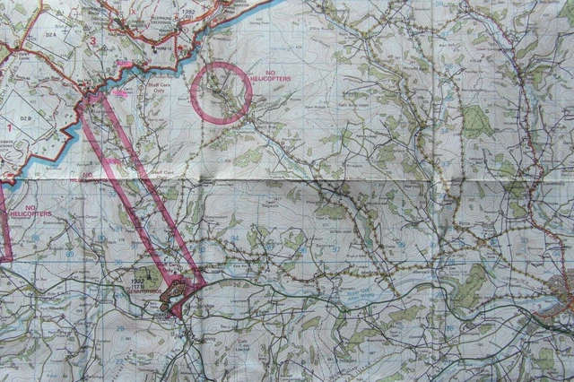 SENNYBRIDGE TRAINING AREA British Army Map, 98cm x 82cm Dated 2012 £12. ...