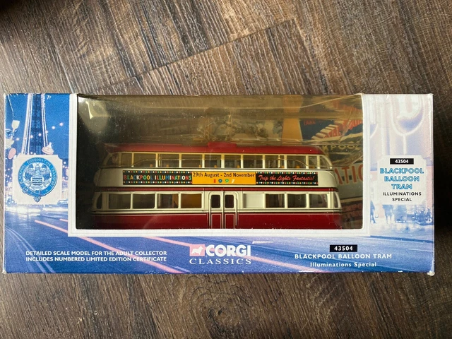 LIMITED EDITION CORGI Blackpool Balloon Tram Scale Model £30.00 ...