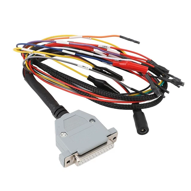 3-LED LIGHTS CABLE For ECU Bench Pinout With Switch For ECU BATT VCC ...