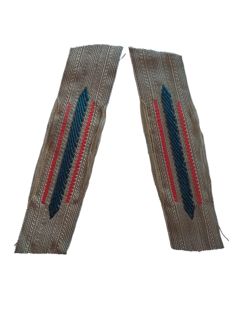 PATTES DE COL Litzen de troupe WH Artillerie WW2 Fabrication Ancienne ...