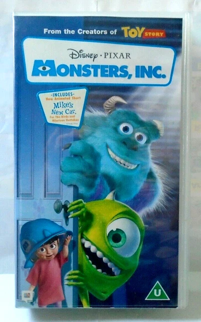 MONSTERS, INC. VIDEO VHS with Bonus Features £10.00 - PicClick UK