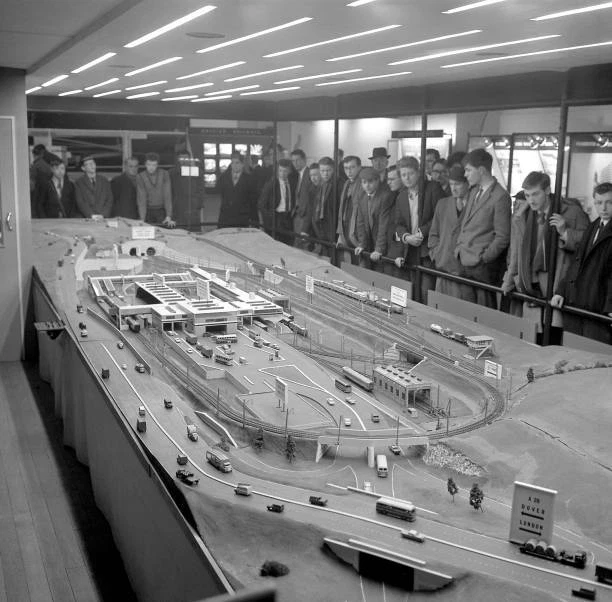 CHANNEL TUNNEL MODEL - British Railways Railway Exhibition - 1960s OLD ...