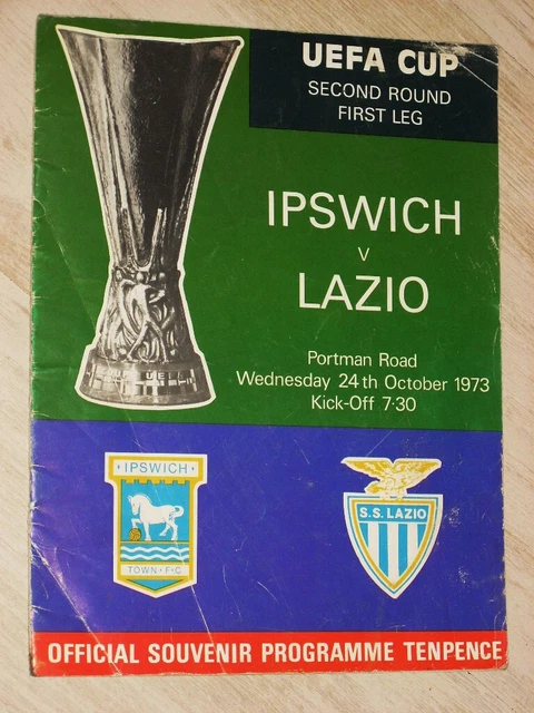 IPSWICH TOWN - SS Lazio Roma Coppa UEFA 1973 Programma EUR 4,99 ... IPSWICH TOWN - SS Lazio Roma Coppa UEFA 1973 Programma EUR 4,99 ...