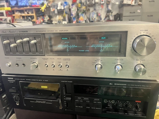 Vintage Fisher Stereo Amplifier FOR SALE! - PicClick UK