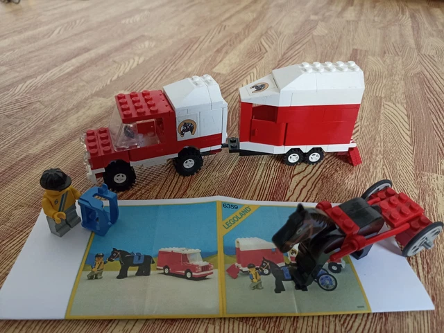 LEGO VINTAGE - Le 4x4 et la remorque à chevaux - set 6359 EUR 5,00 ...