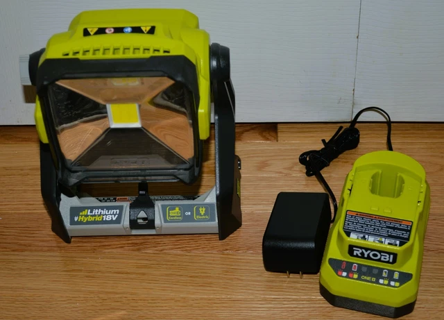 RYOBI P720 RYOBI 18V ONE+ Dual Power Hybrid LED Work Light with new ...
