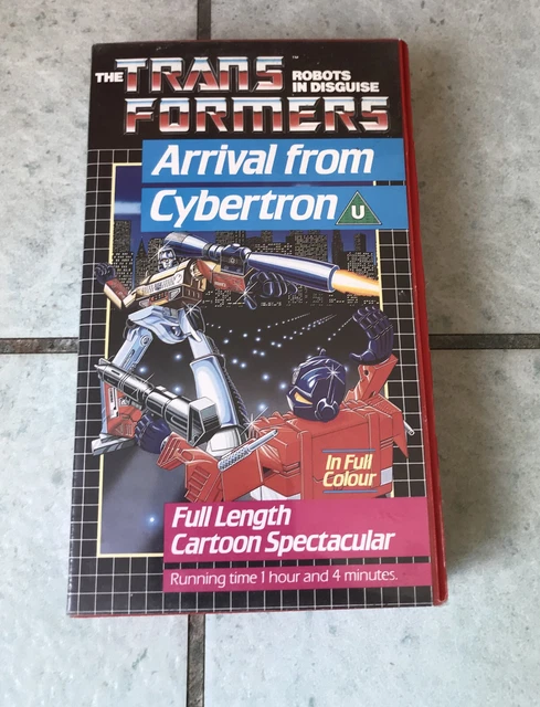 TRANSFORMERS VHS - Arrival From Cybertron - Full Length Cartoon ...