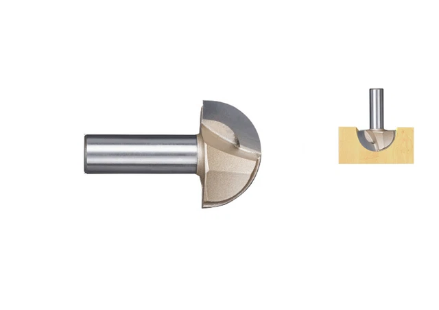 1/2 INCH SHANK 1 3/8 inch Cutting Dia Core Box Router Bits Woodwoking ...