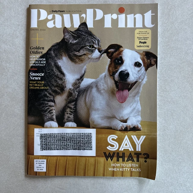 PAW PRINT MAGAZINE Spring 2024. Golden Oldies, Senior Animals. £8.12 ...