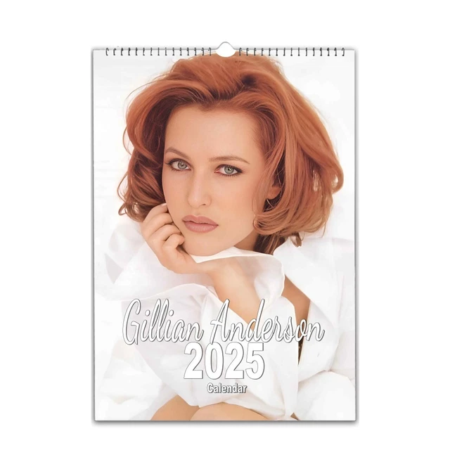GILLIAN ANDERSON FULL Photo calendar 2025/26 personalised Choose Start ...