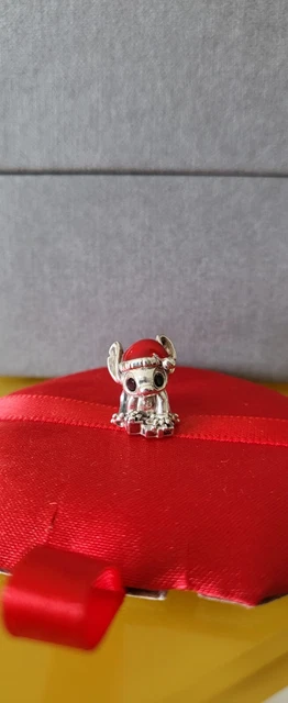GENUINE PANDORA DISNEY Lilo and Stitch, Stitch Christmas Charm RARE $40 ...