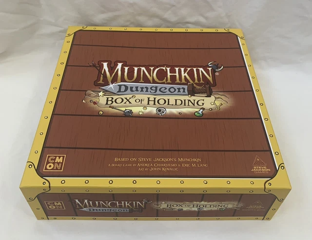 CMON MUNCHKIN DUNGEON Box of Holding Kickstarter Board Game Expansion ...
