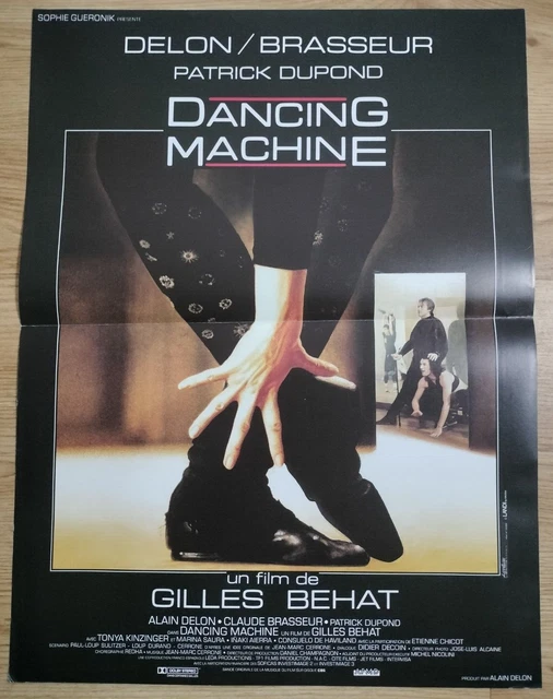 PETITE AFFICHE CINEMA: DANCING MACHINE "1990" Alain Delon Claude ...
