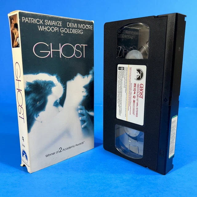 GHOST VHS 1990 Academy Award winner Patrick Swayze Demi Moore Whoopi ...