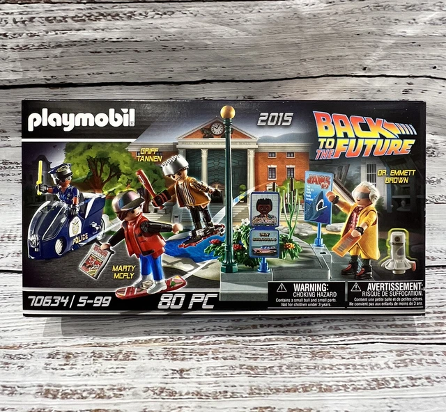 PLAYMOBIL BACK TO the Future Part II Hoverboard Chase Playset 70634 ...