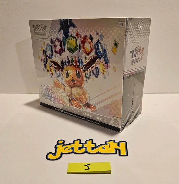 POKÉMON PRISMATIC EVOLUTIONS Elite Trainer Box (ETB) - SV8.5 NEW/SEALED ...