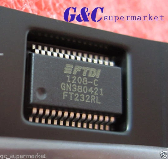 ORIGINAL FTDI FT232 FT232RL USB TO SERIAL UART SSOP-28 IC A3GS EUR 5,37 ...