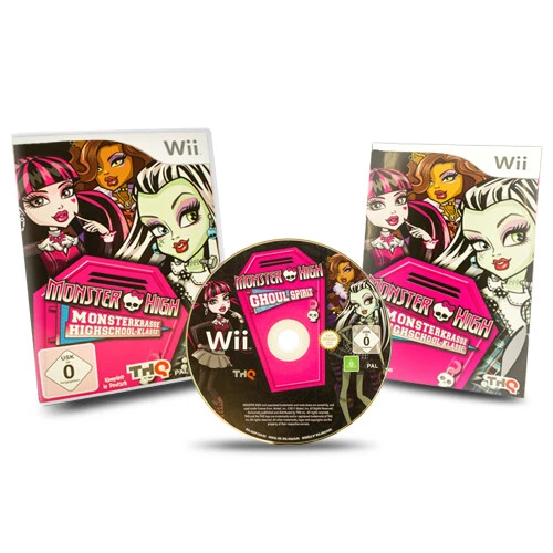 NINTENDO GIOCO WII Monster High Highschool Classe IN Conf. Orig. con ...