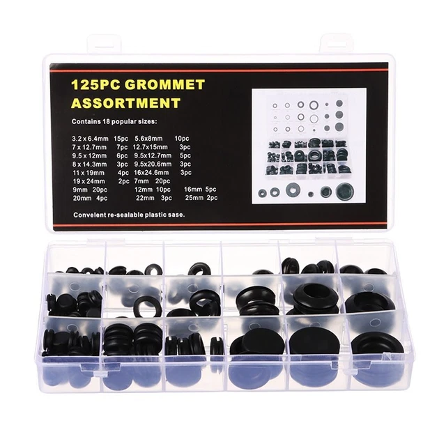 ASSORTMENT SET FIREWALL Grommet Wire Grommets Grommet Kit Rubber ...