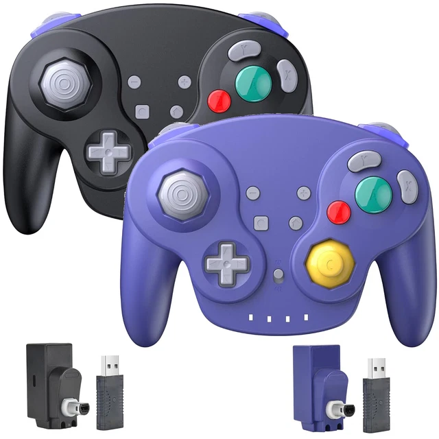 FOR NINTENDO SWITCH Gamecube Controller Rechargeable Wireless Gamepad ...