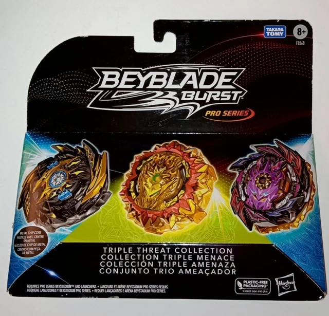 BEYBLADE BURST PRO Series Triple Threat Collection Uranus Lucius ...