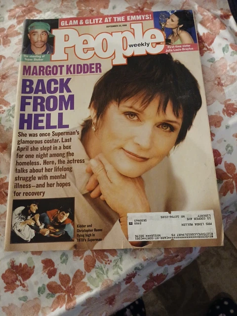 PEOPLE MAGAZINE, SEPTEMBER 23, 1996, MARGOT KIDDER, SHOOTING OF TUPAC ...