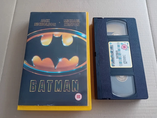 BATMAN- IST ISSUE (yellow spools) - Big Box Ex Rental Vhs £27.99 ...
